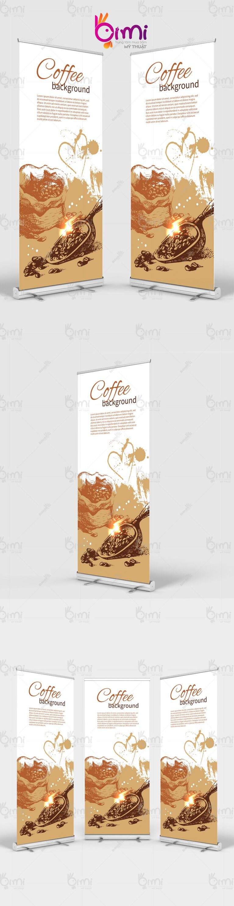 Mẫu Thiết Kế Standee Cafe